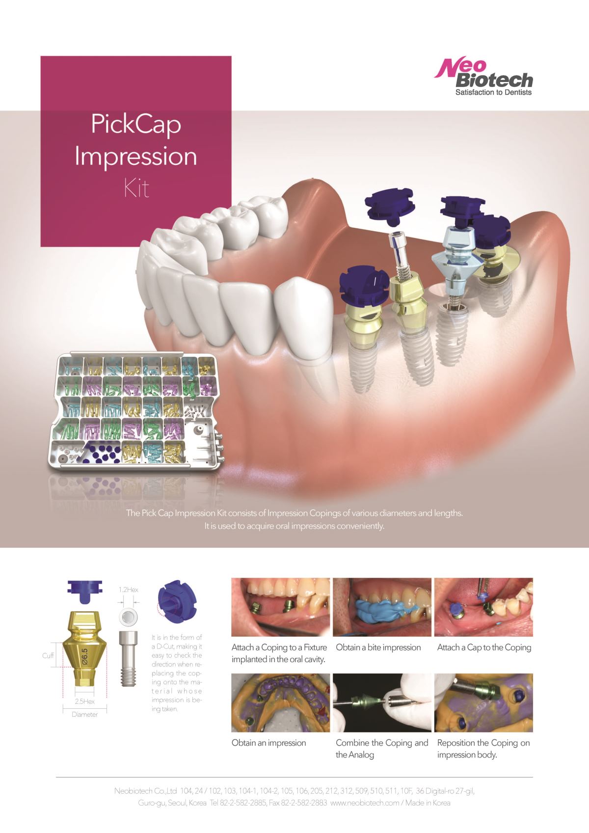 Neo PickCap Impression Kit